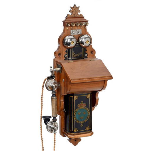 Ericsson Model AB 230 Wall Telephone, c. 1897 (#0337) on Sep 17, 2022 ...