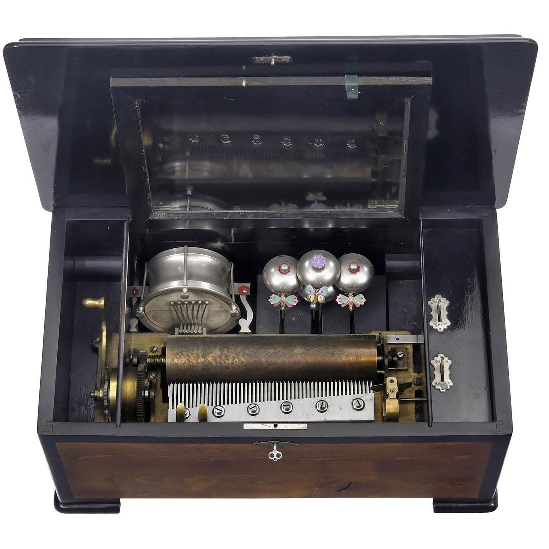 Cylinder Musical Box with Drum and Bells, c. 1895 - Sep 17, 2022 ...