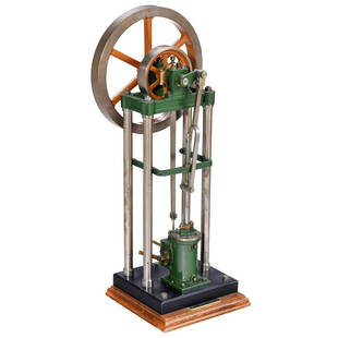 Working Model Of A Single Cylinder Overcrank Steam Engine