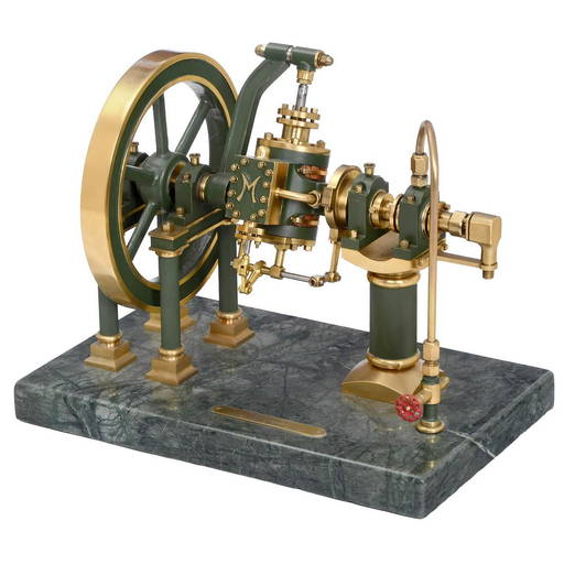 Working Model Of A Wilder Rotating Steam Engine