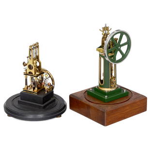 Rare Model Of An Early Corliss Steam Beam Engine