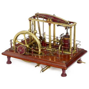 Single Cylinder Walking Beam Steam Engine Model