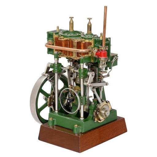 Precision Model of a Double-Expansion Compound Marine Steam Engine, c ...