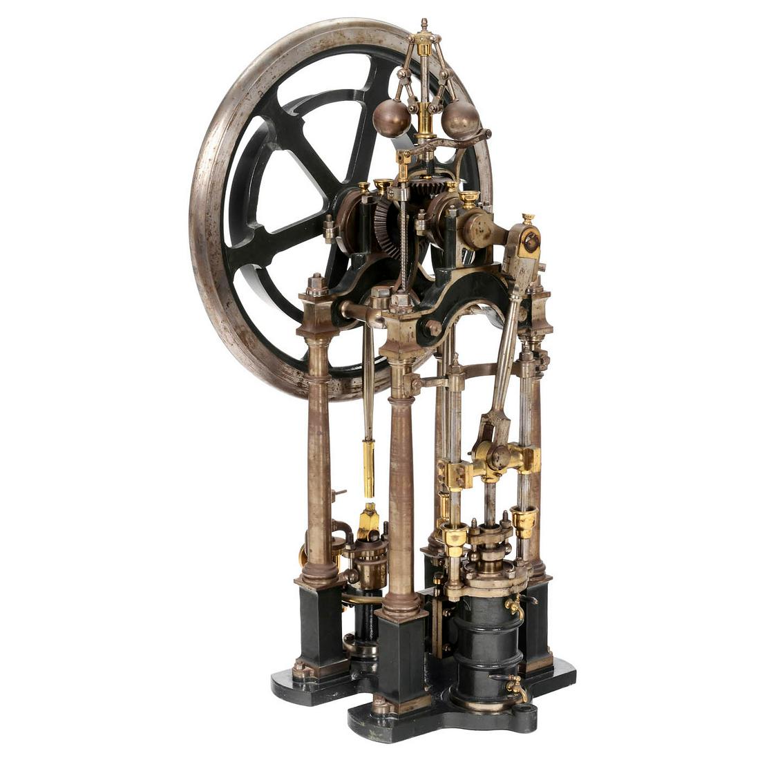 Large Model of a Single-Cylinder Steam Engine, c. 1850 - Nov 05, 2022 ...