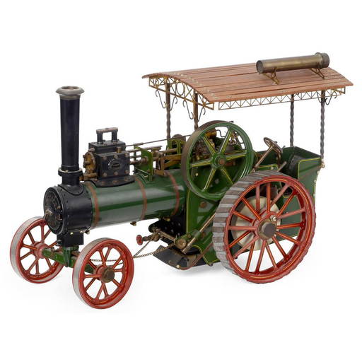 1-Inch Scale Model of a Live-Steam Traction Engine (#0383) on Nov 05 ...