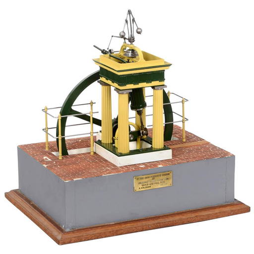 1:12 Scale Model of a High-Pressure Steam Engine Designed by Dr. Ernst ...