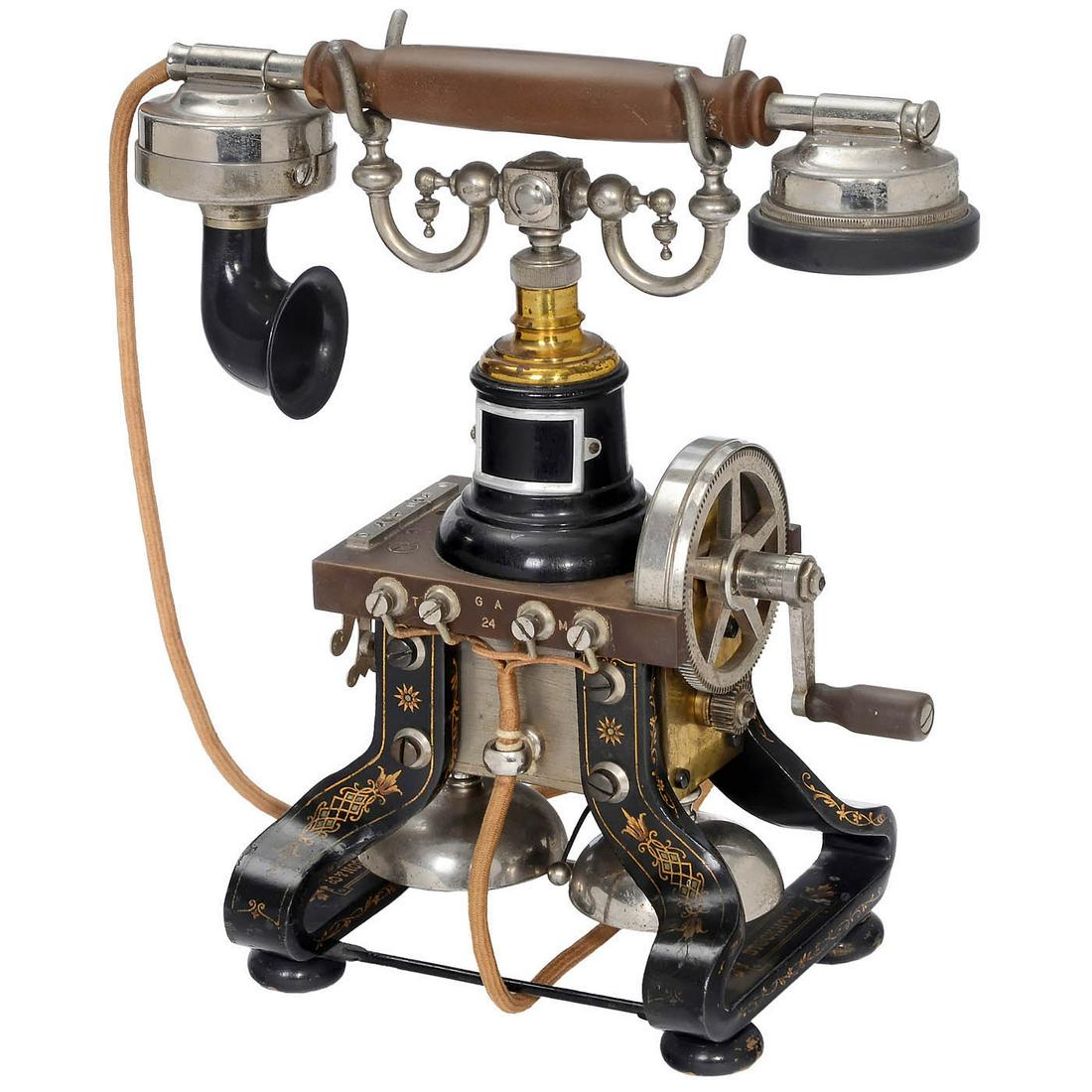 Skeleton Telephone By L.m. Ericsson, 1892 Onwards