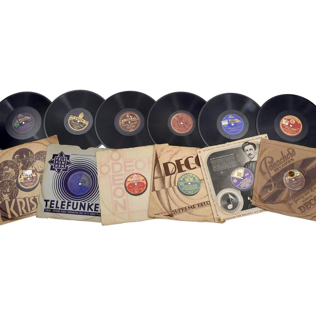 Approx. 90 Shellac Records of German Dance and Light Music, c. 1930-40 ...