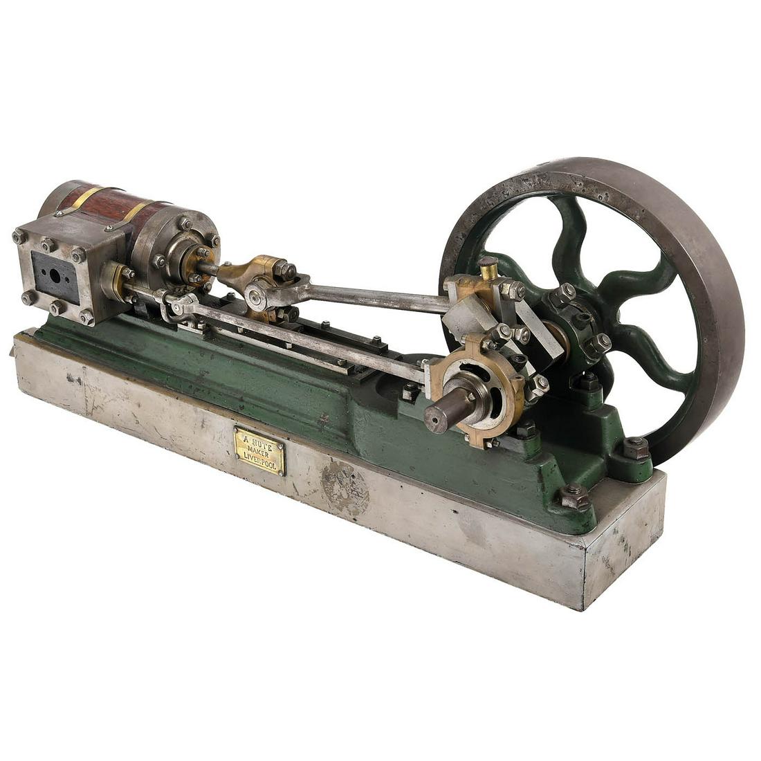 Horizontal Single Cylinder Steam Engine, C. 1970