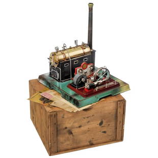 Märklin No. 4097/91/9 Steam Engine With Dynamo And Switchboard, C. 1938