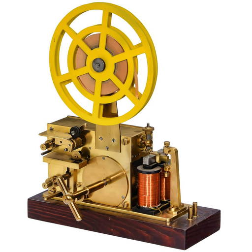 Brass Morse Telegraph Recorder, C. 1890