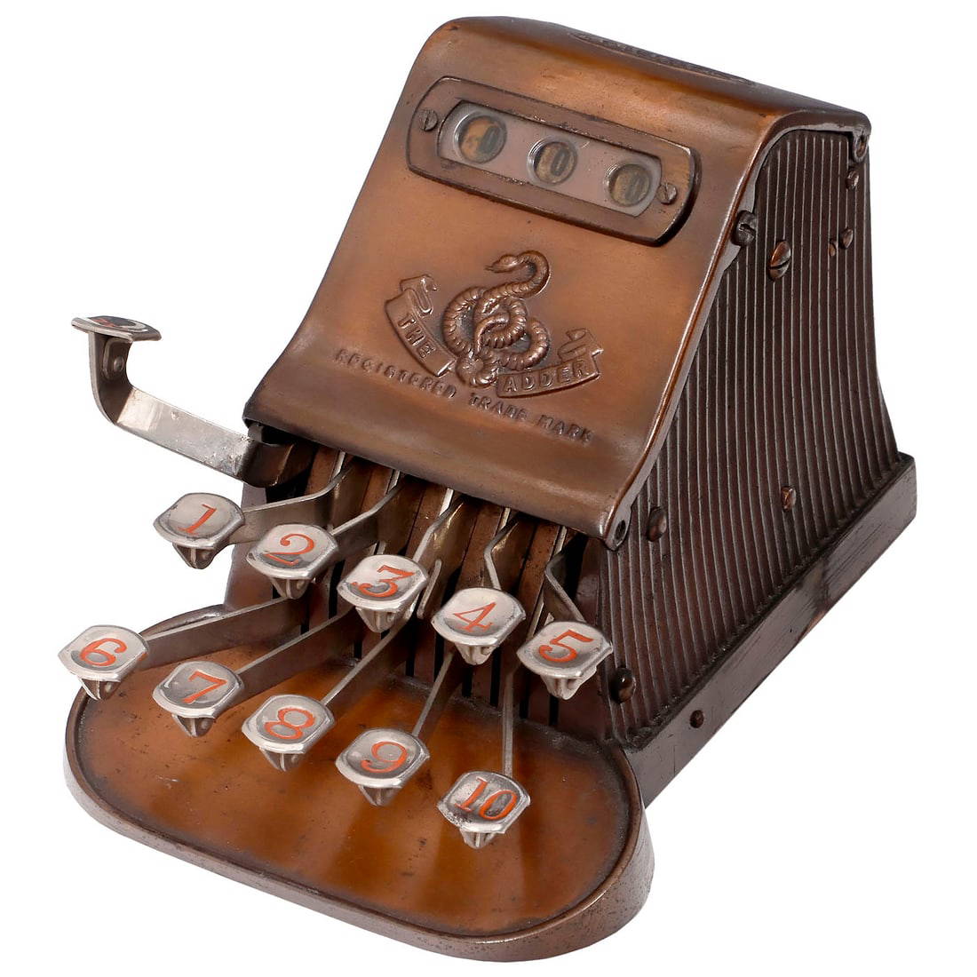 The Adder English Adding Machine, C. 1915 Auction