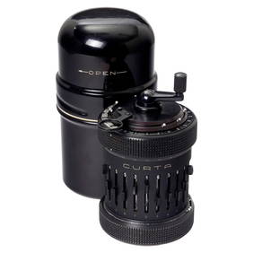 Curta 1964 Metal Type I Mechanical Calculator