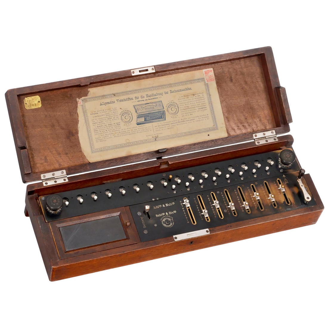 Burkhardt Arithmometer, C. 1902 Auction