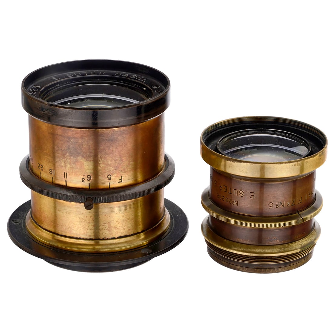 Suter Stella Portrait And Suter Anastigmat Lenses, C. 1925 Auction