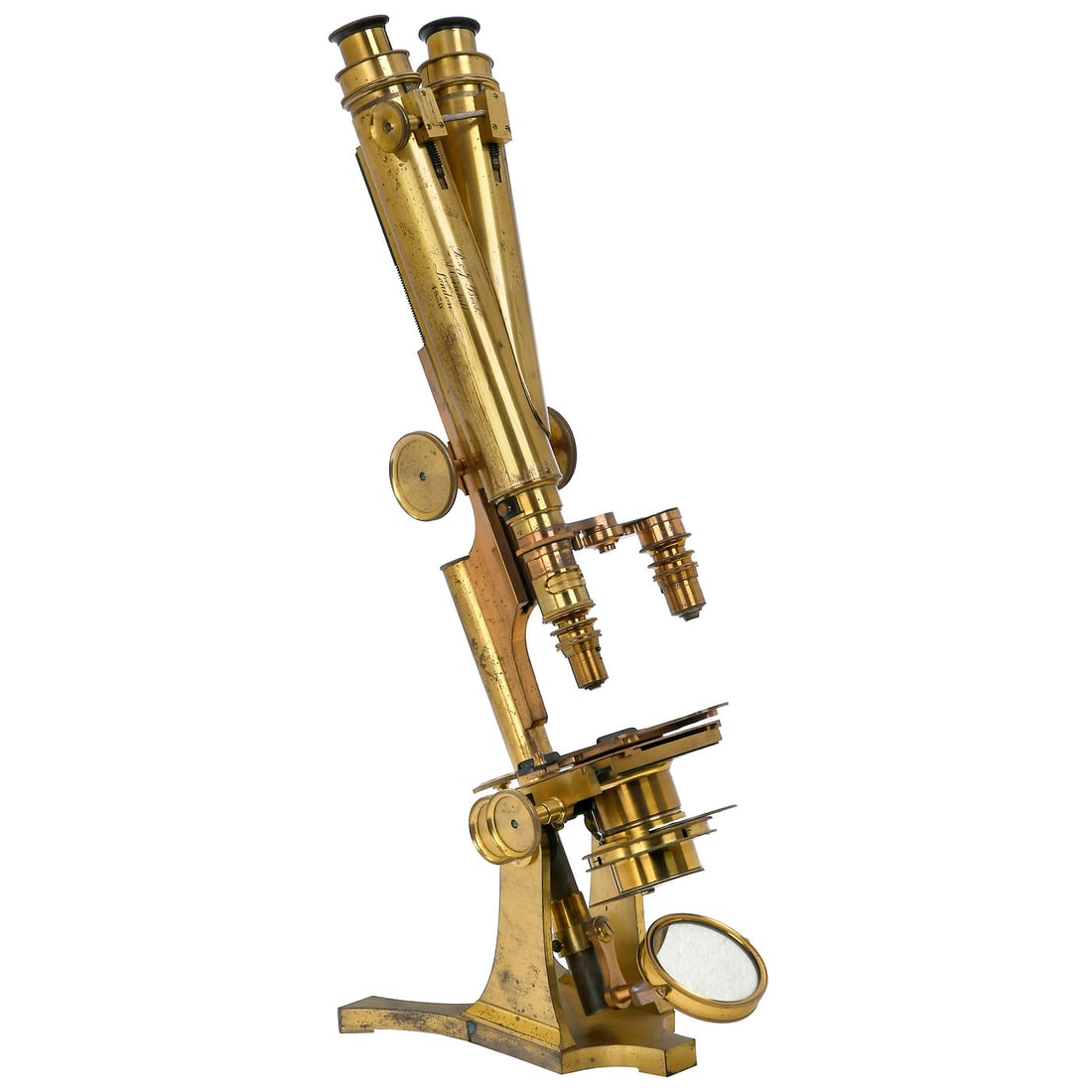 Binocular Microscope By R. & J. Beck, London, C. 1880 Auction