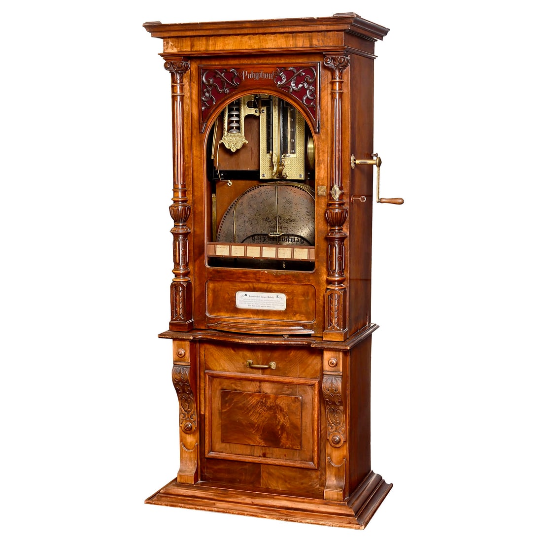 Polyphon No. 2 Automatic Disc-changing Musical Box, C. 1898 Auction