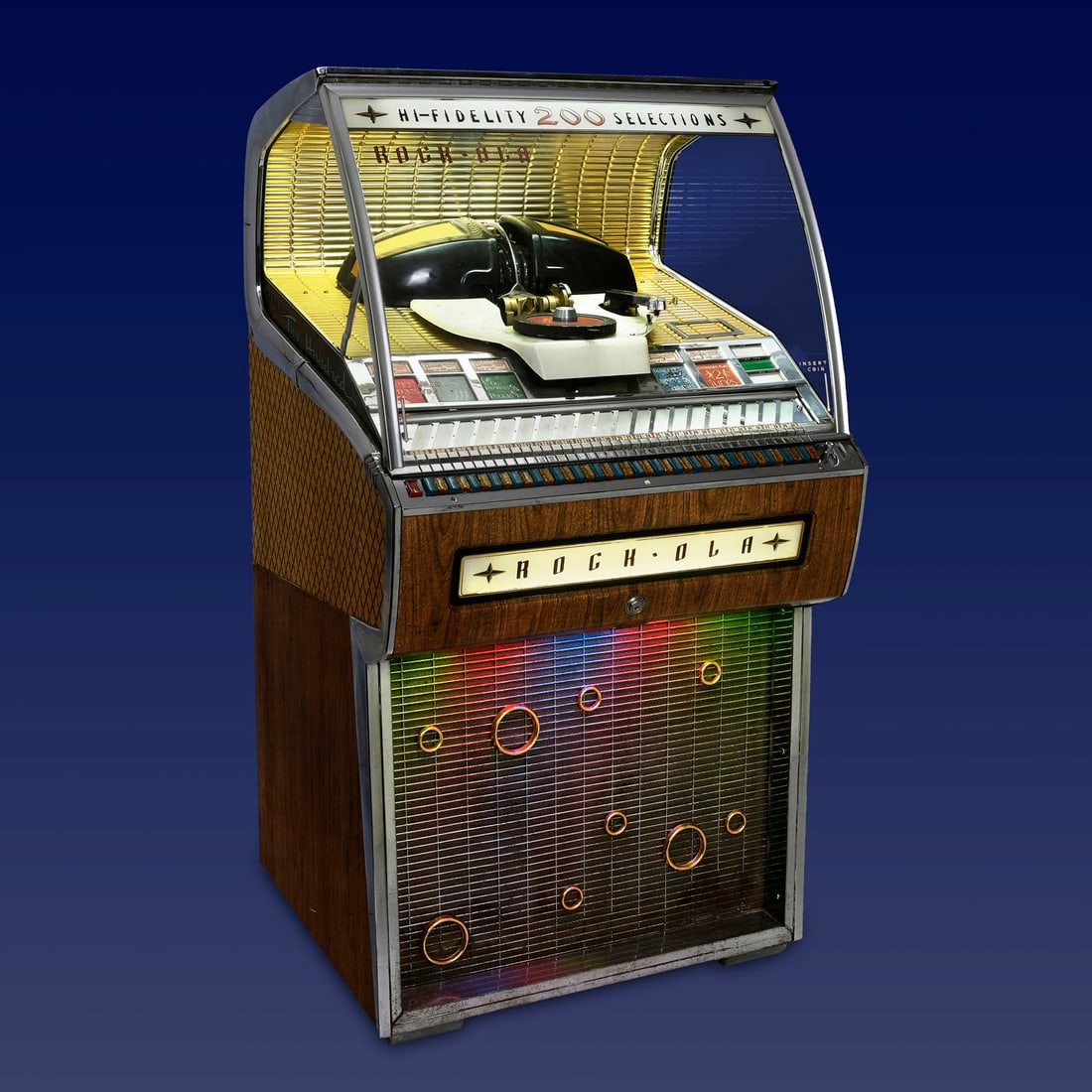Rock-ola Model 1455 Deluxe Jukebox, 1956 Auction