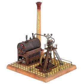 Walking Beam Steam Engine Model