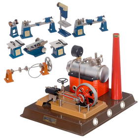 Walking Beam Steam Engine Model