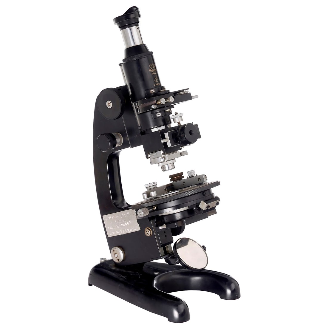 Polarising Microscope Row Paladun Iv, C. 1960