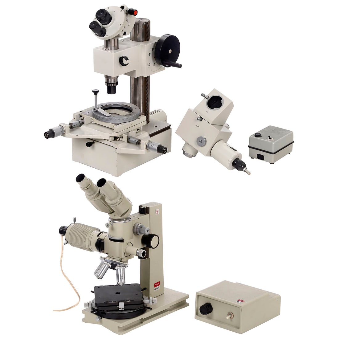 2 Laboratory Microscopes, C. 1965 Auction