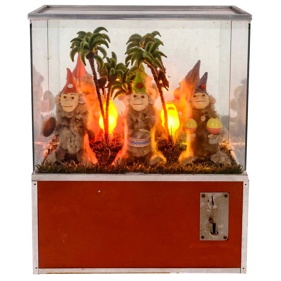 Bimbo Baby Monkey Band Automaton, C. 1960 Auction