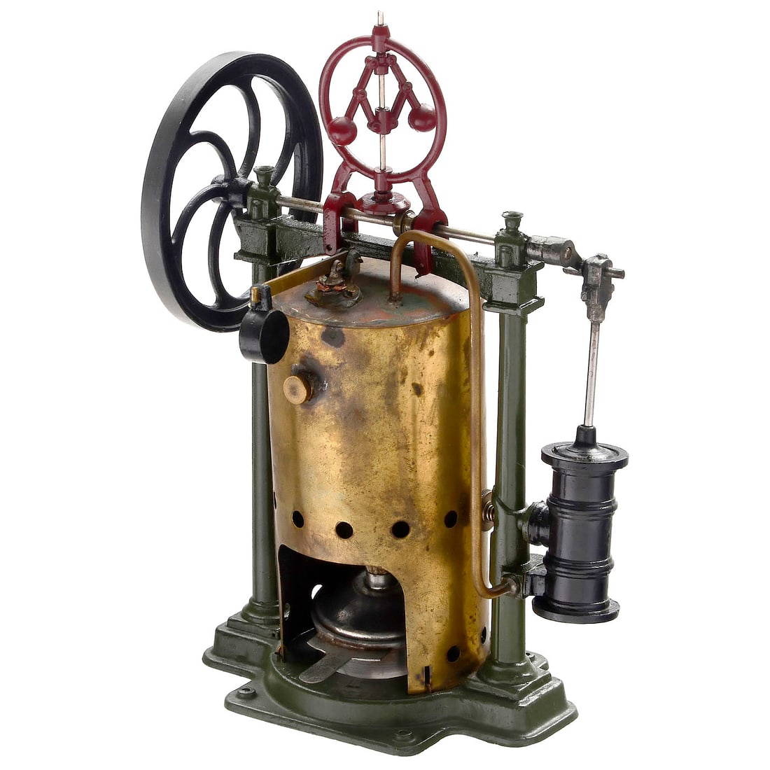 Single-cylinder Overcrank Steam Engine By Rossignol, C. 1890 Auction