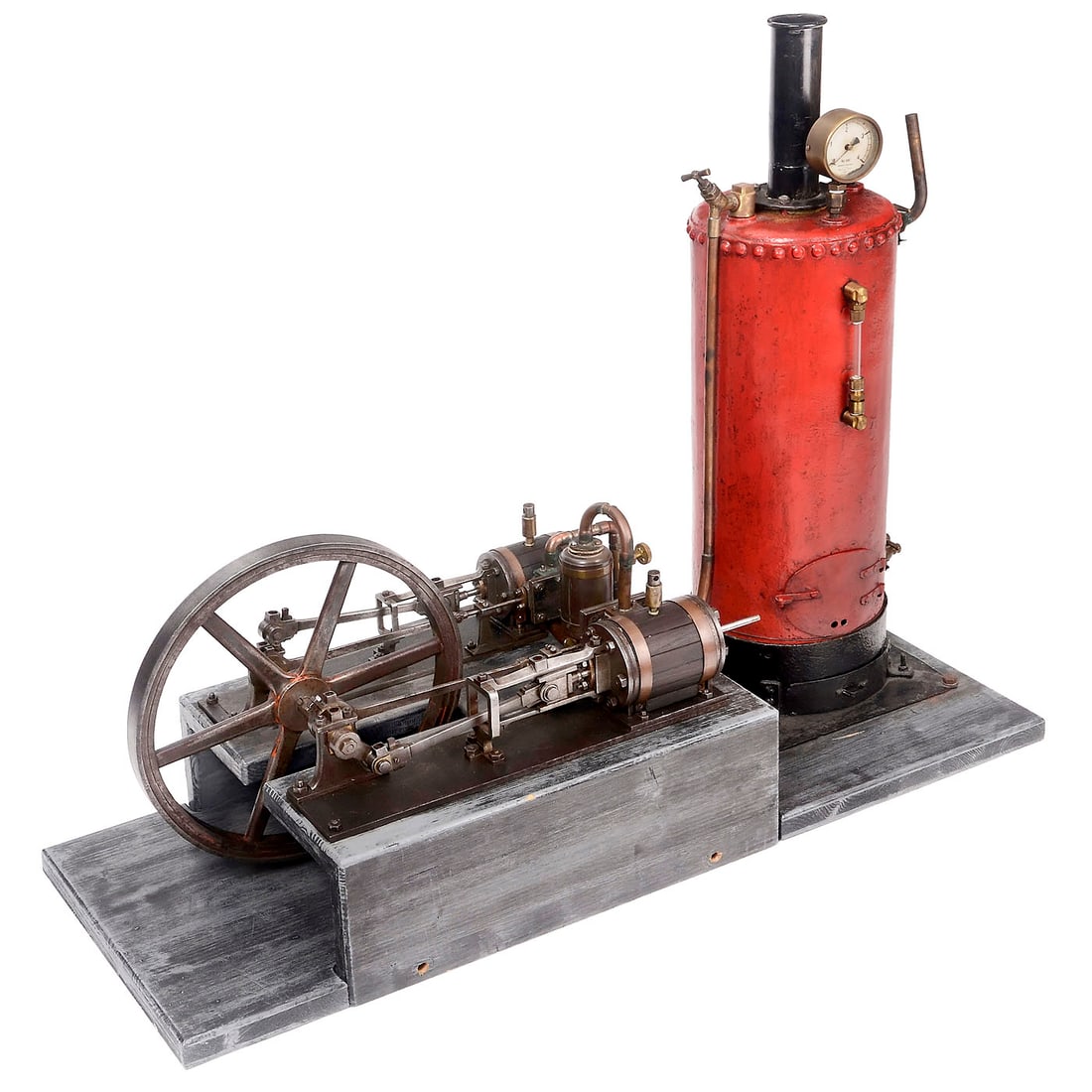 Two-cylinder Compound Steam Engine, C. 1920 Auction