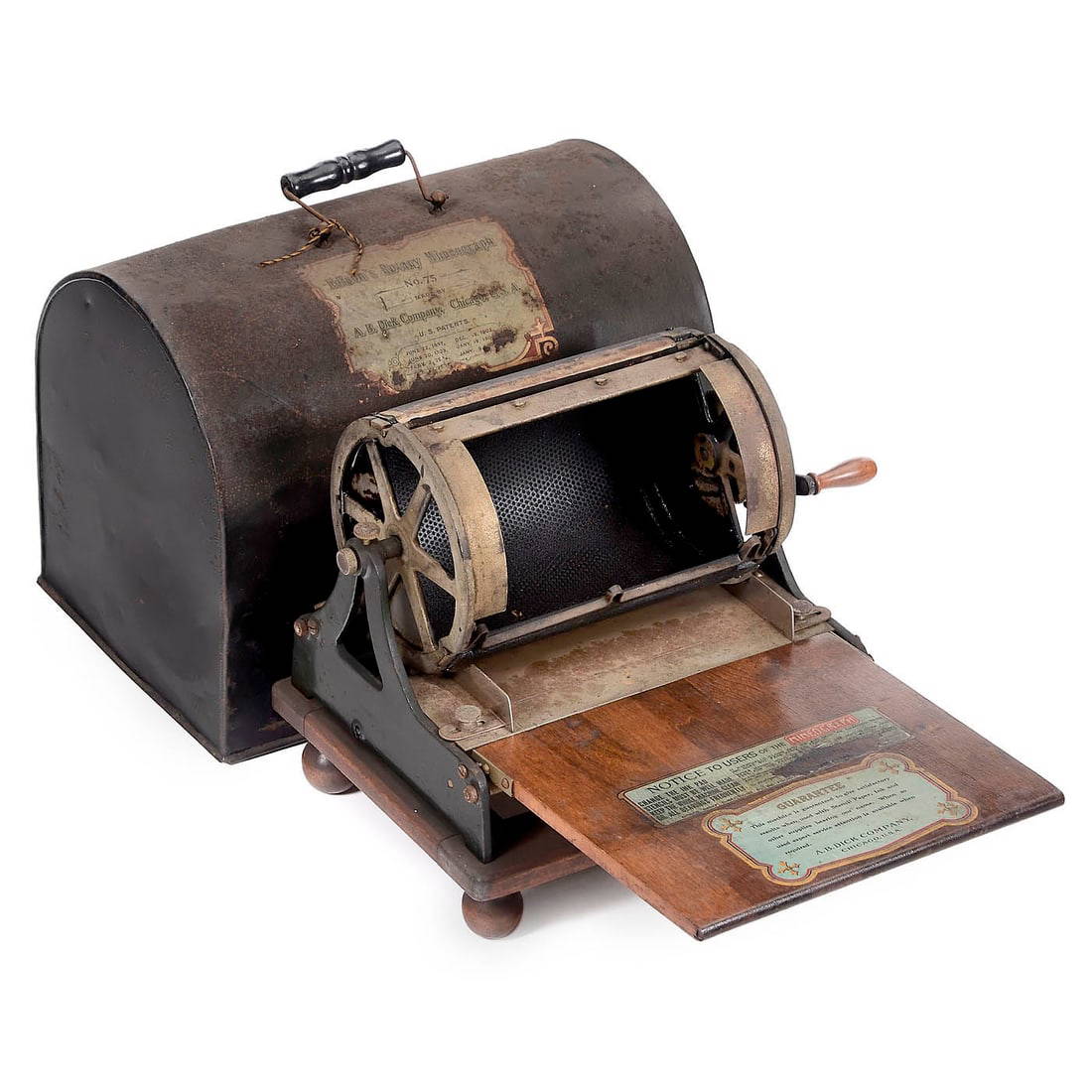 Edison Rotary Mimeograph, C. 1905 Auction