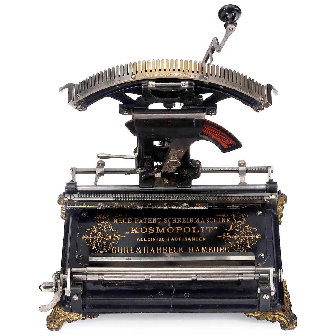 Kosmopolit Typewriter, 1888 Auction