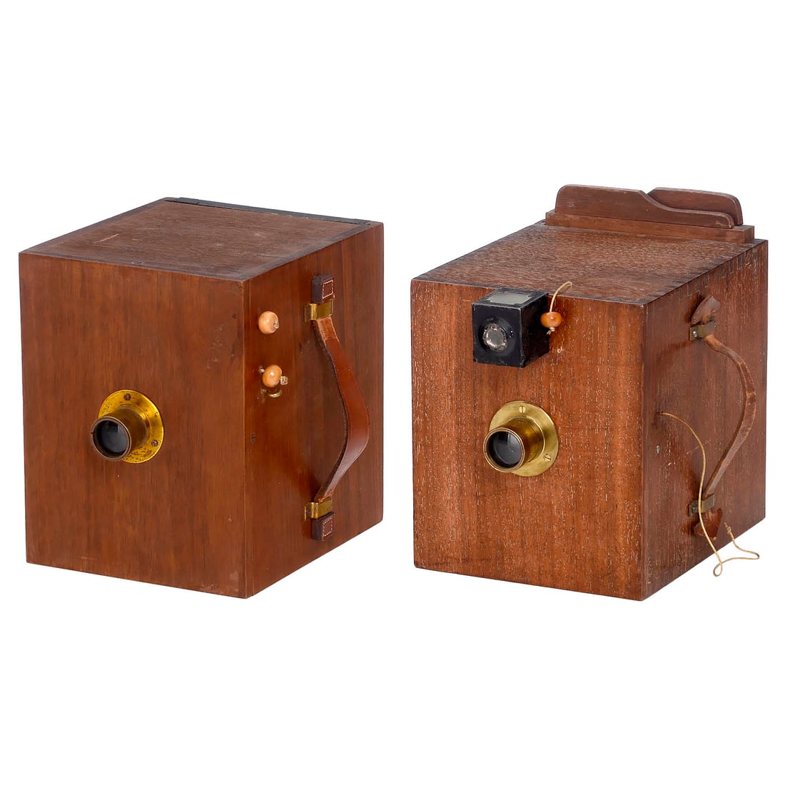 2 Students' Box Cameras, C. 1890 Auction