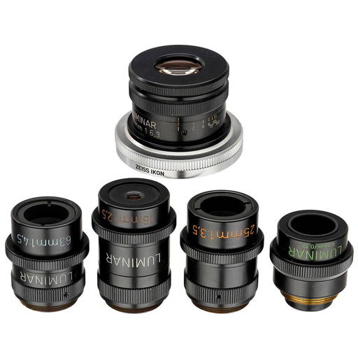 Zeiss Luminar 100 Mm, 63 Mm, 40 Mm, 25 Mm And 16 Mm Lenses