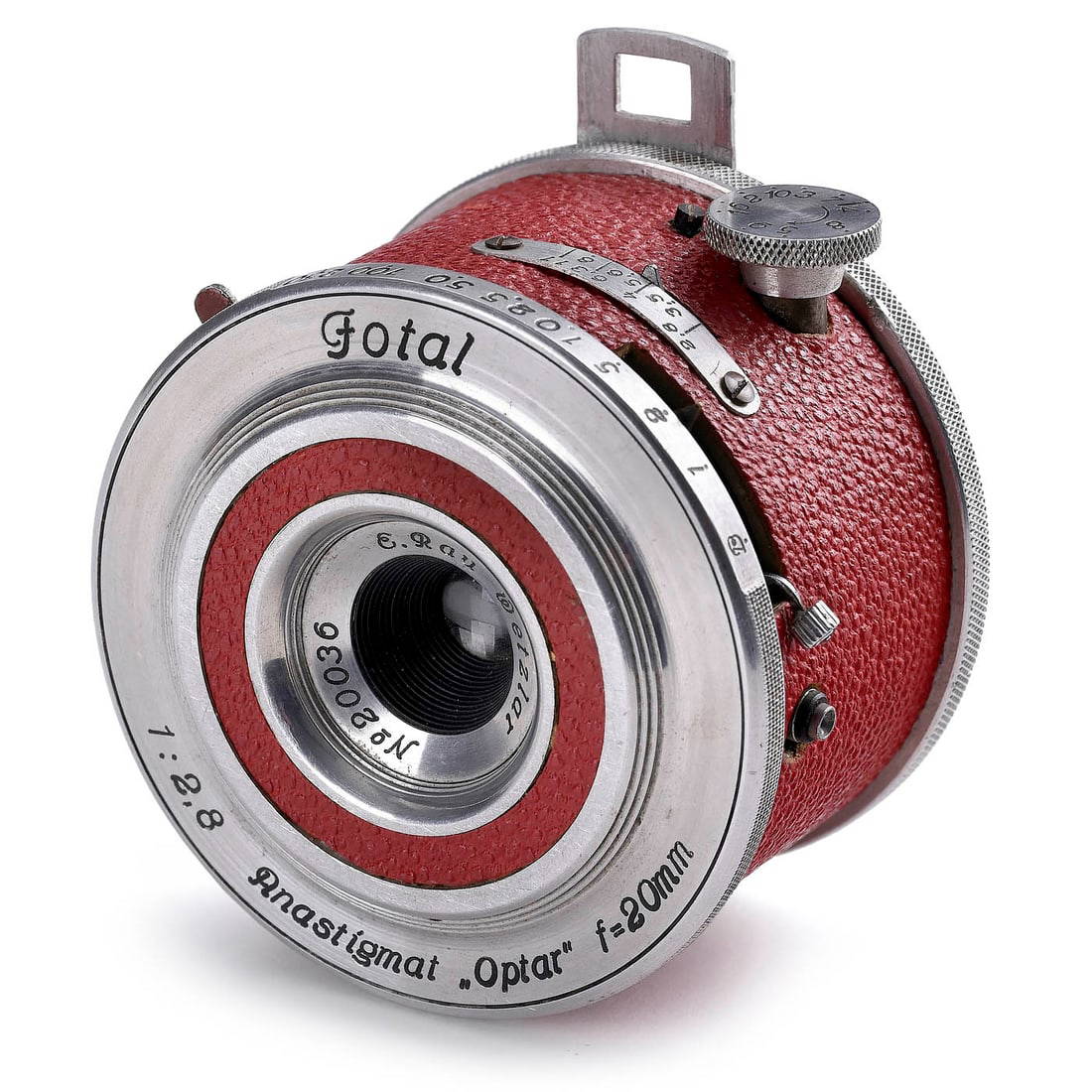 Fotal (red) Miniature Camera, C. 1955 Auction
