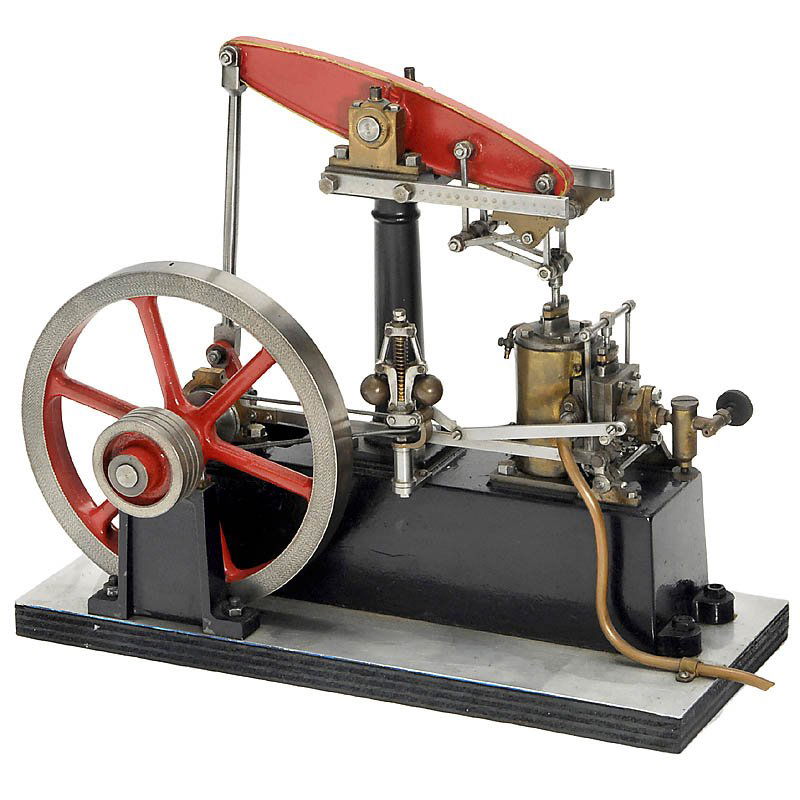 698: Working "Stuart" Beam Steam Engine, c. 1930