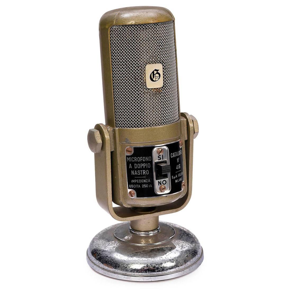 Italian Microphone By Geloso, C. 1953 Auction