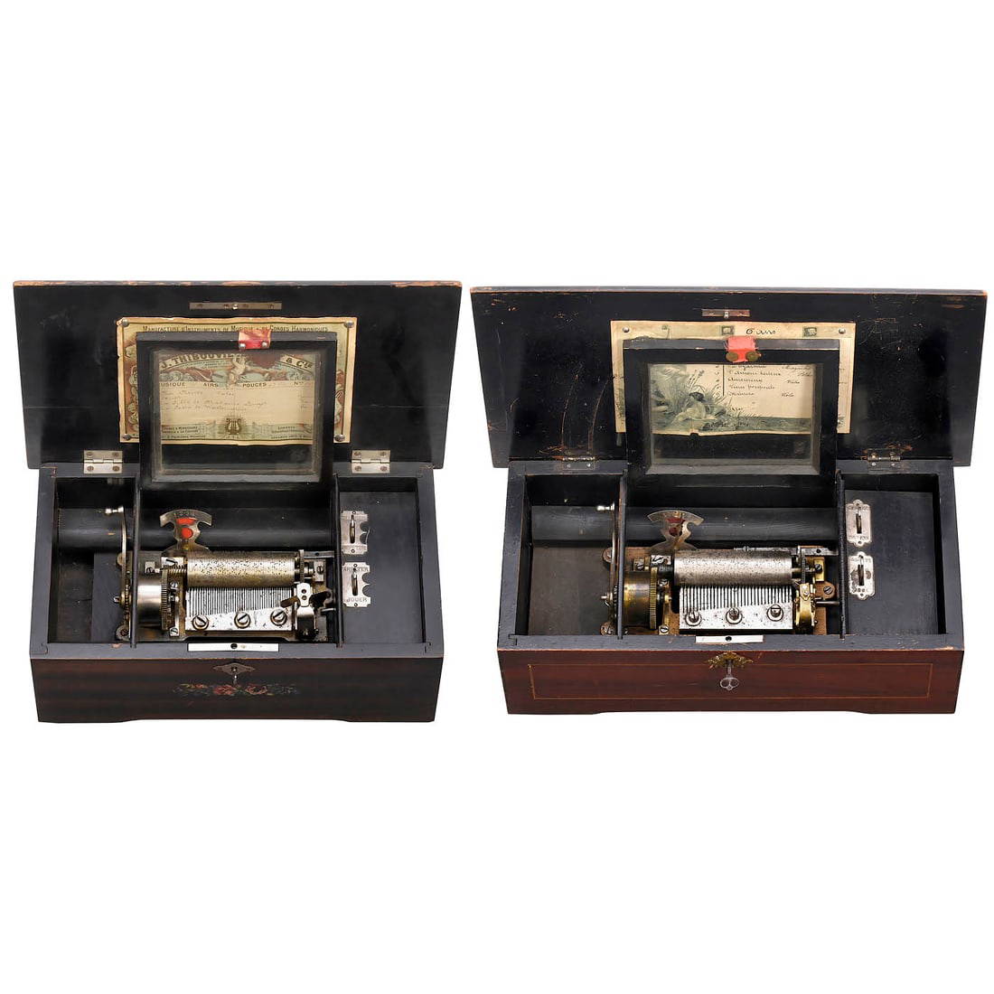 2 Cylinder Music Boxes By L'epée, C. 1895 Auction