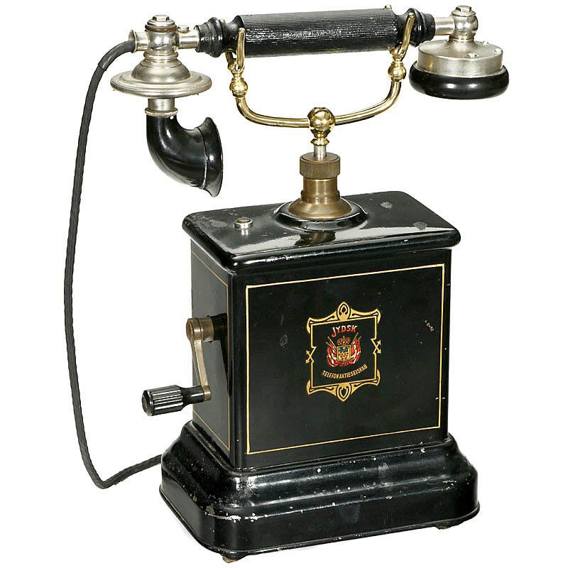 Danish Table-Top "Jydsk" Telephone, c. 1900