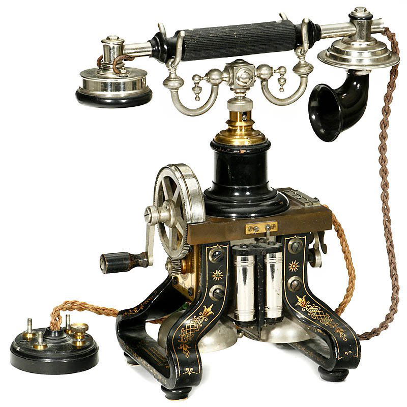 Skeleton Telephone by "L.M. Ericsson", from 1892