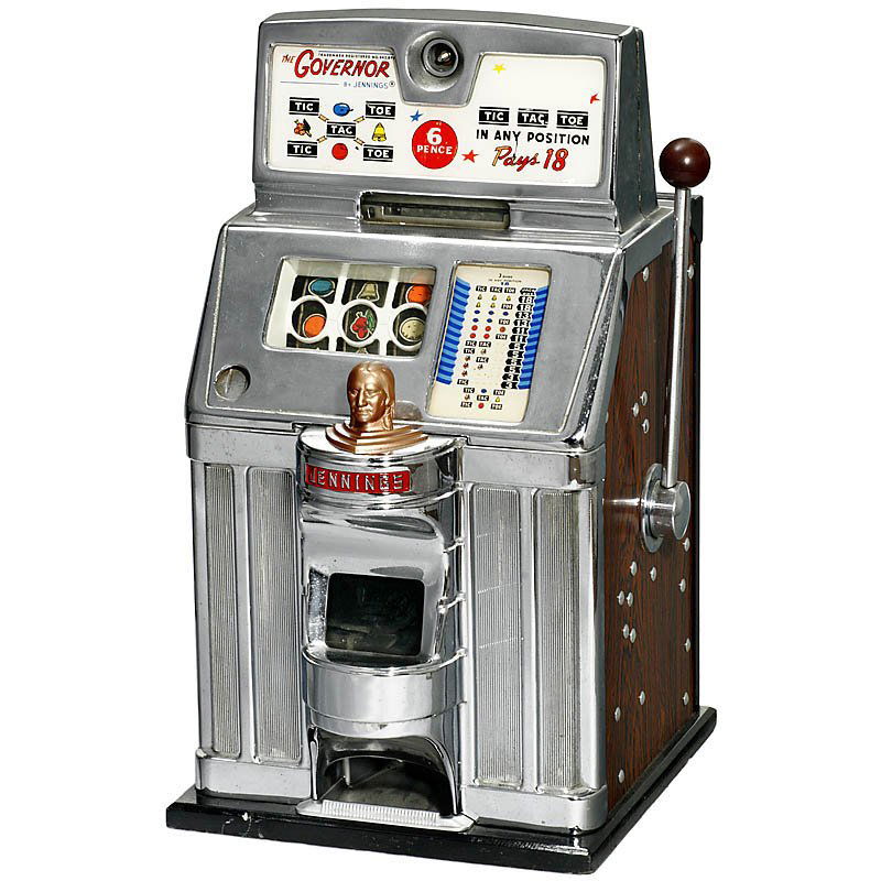 Jennings "Tic-Tac-Toe" Arcade Machine, c. 1965