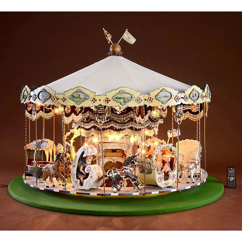 Miniature Working Model of a "Merry-Go-Round"