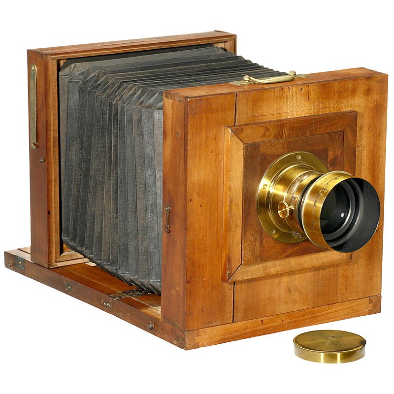 French Field Camera with Darlot Lens, c. 1864