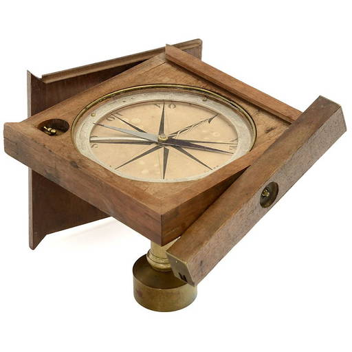 Early French Surveying Compass, c. 1800 - Nov 16, 2013 | Auction Team ...