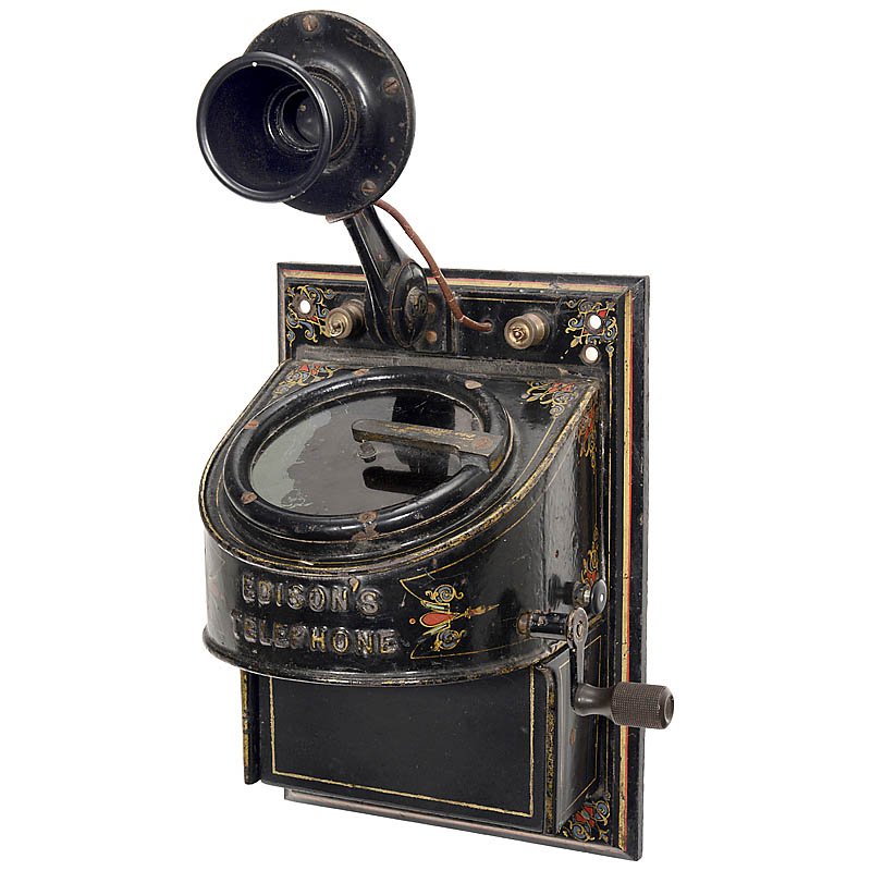 Edison's Telephone "The Motograph", 1877 - May 24, 2014 | Auction Team ...