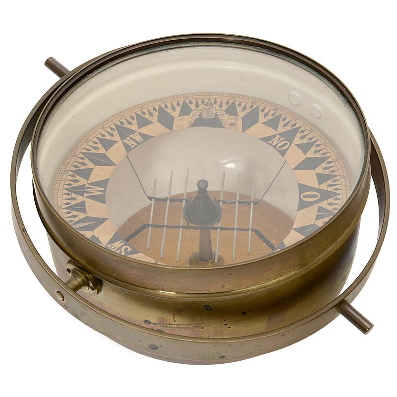 German Dry Compass, c. 1840 - May 24, 2014 | Auction Team Breker in Germany