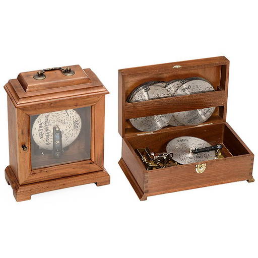 2 Thorens Disc Musical Boxes, From 1930