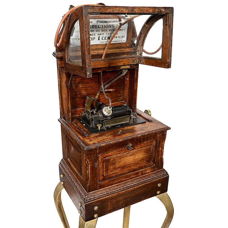 Rare Edison Coin-Op by Manhattan Phonograph Co., 1901