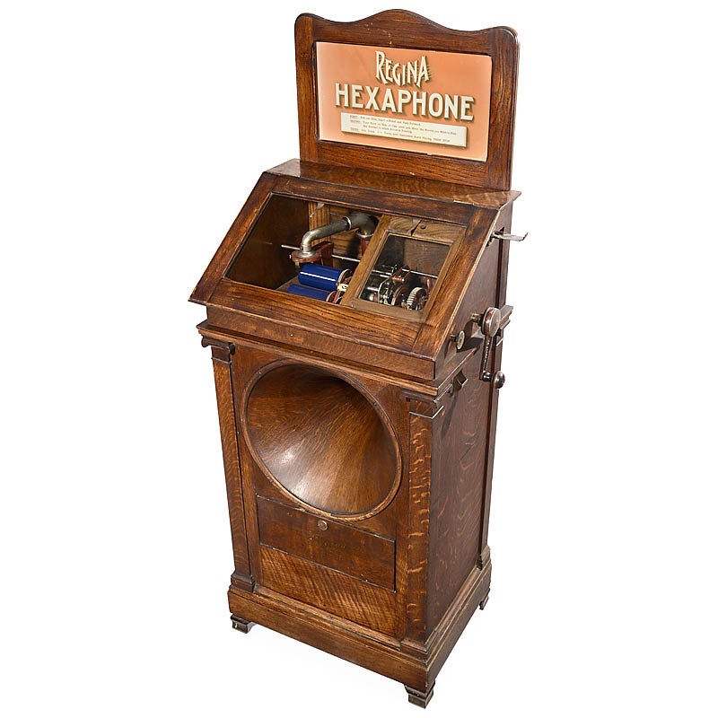 Regina Hexaphone Coin-Operated Phonograph, c. 1915