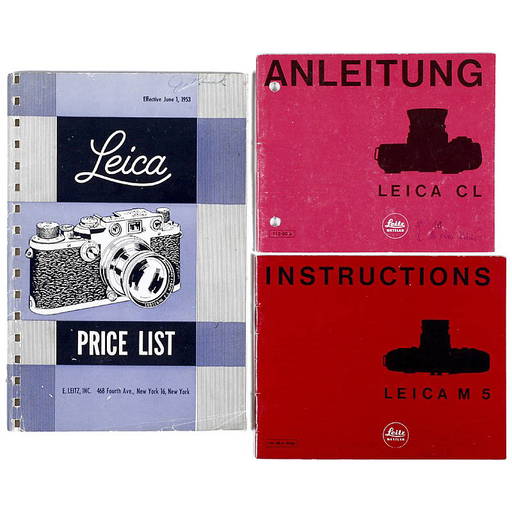Leica Price List And Leica Instructions