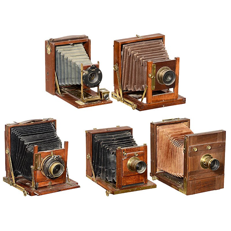 5 Field Cameras, 1880–1910 - Sep 20, 2014 | Auction Team Breker in Germany